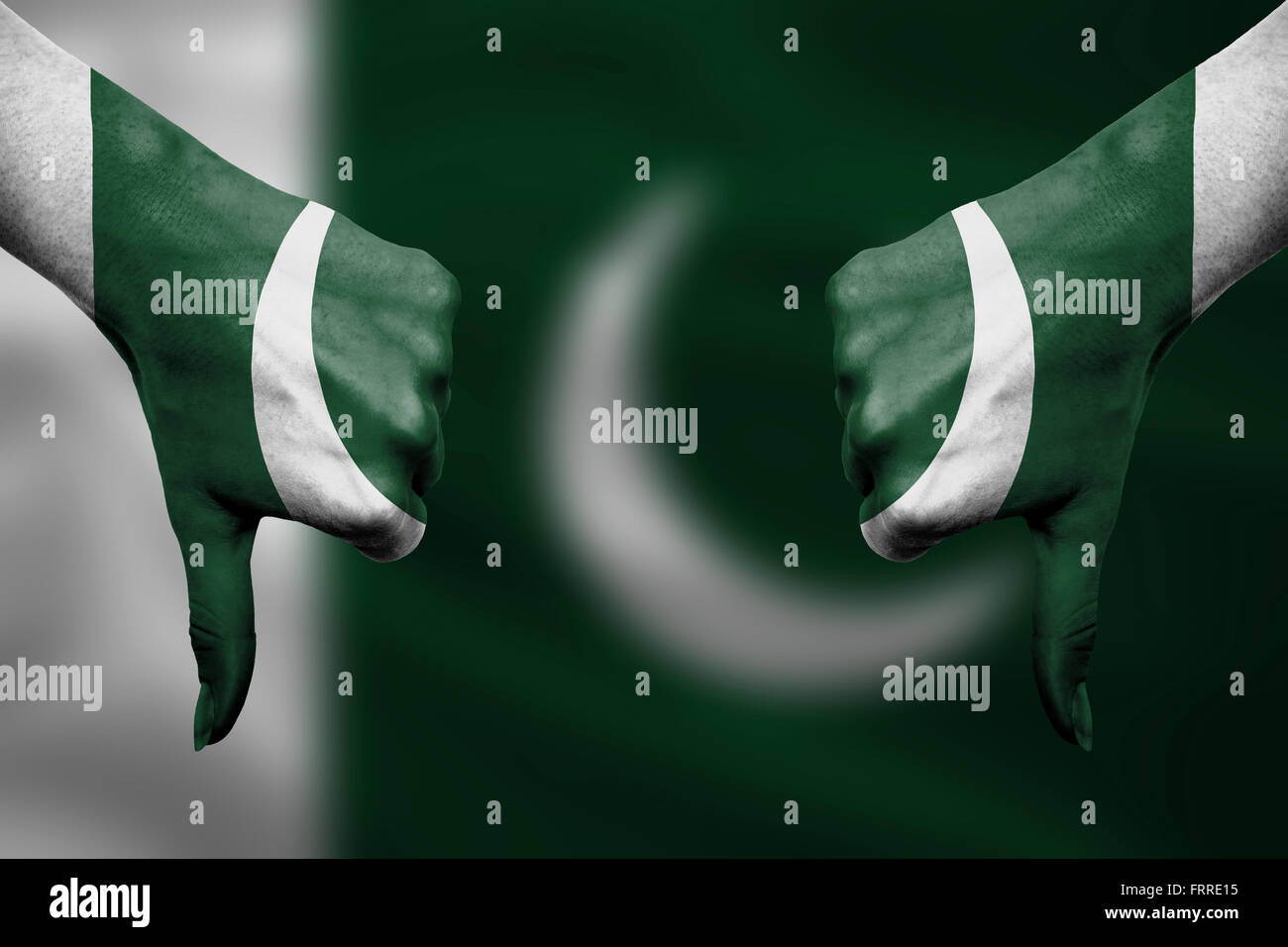 Pakistan hand gesture hi-res stock photography and images - Alamy