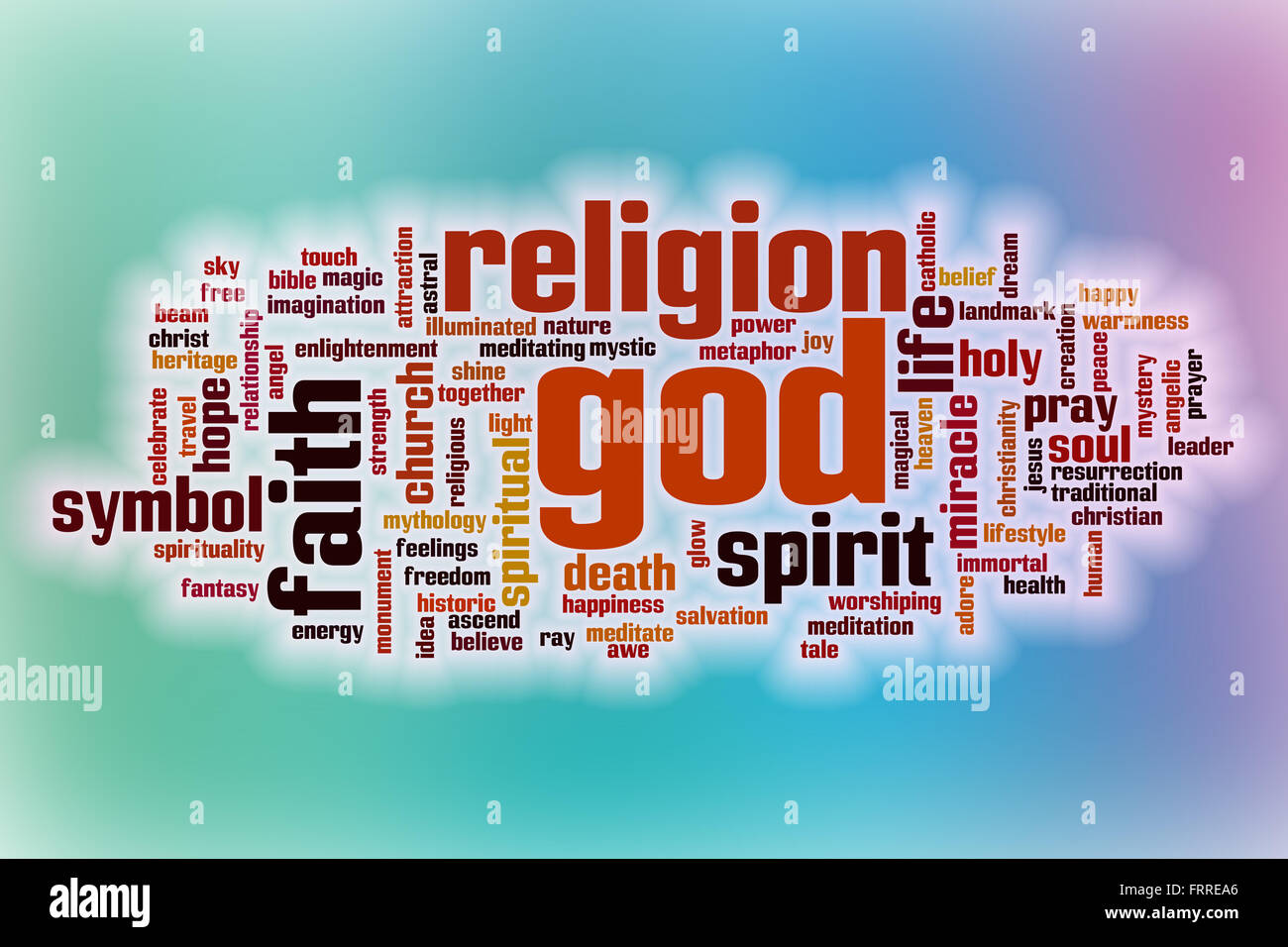 Power of god abstract hi-res stock photography and images - Alamy