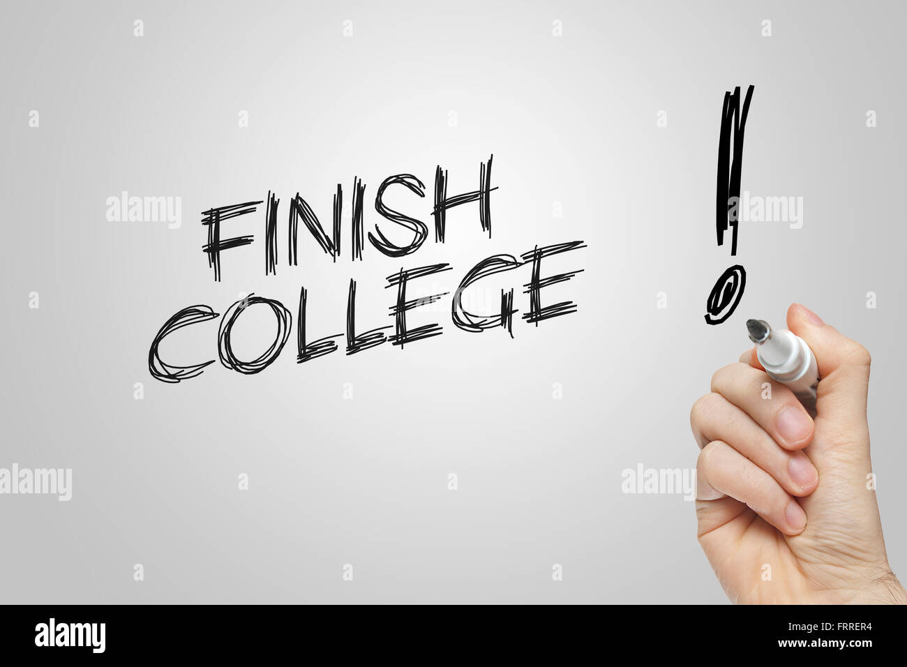 Finish writing hi-res stock photography and images - Alamy