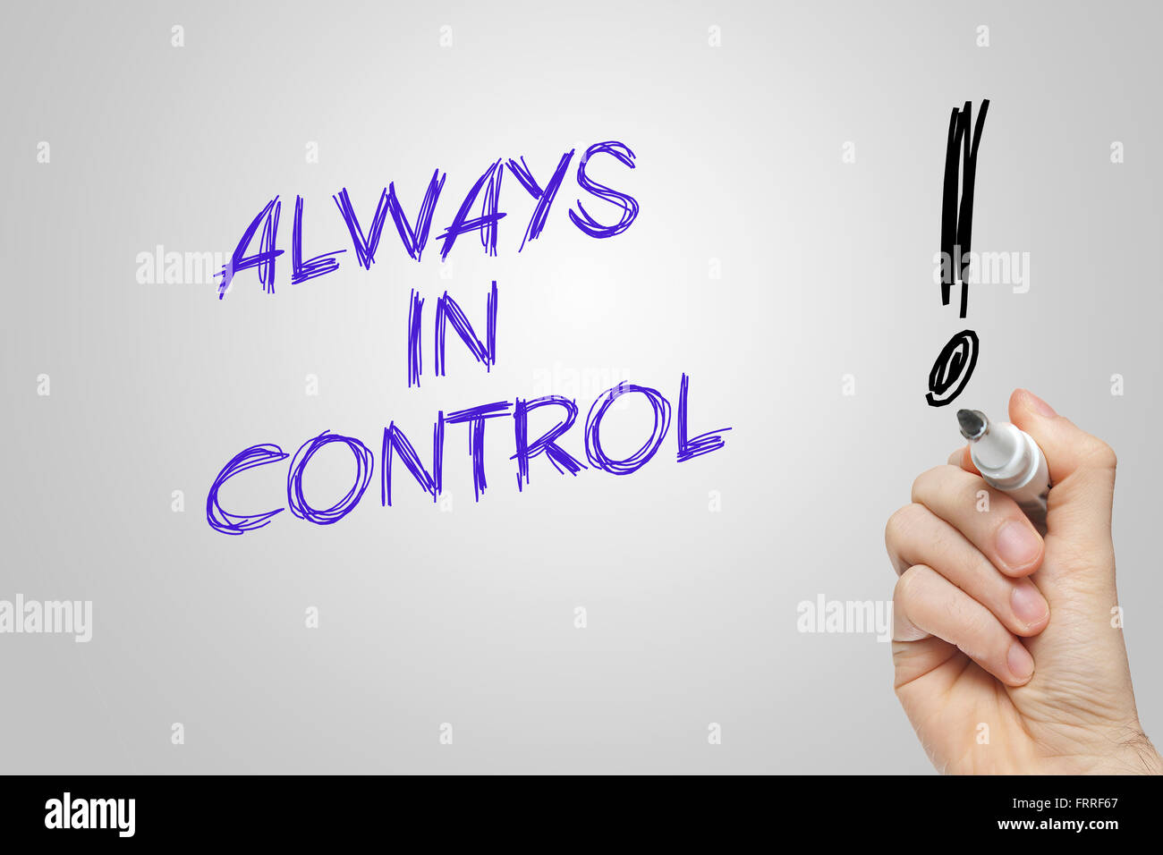 Always in control hi-res stock photography and images - Alamy
