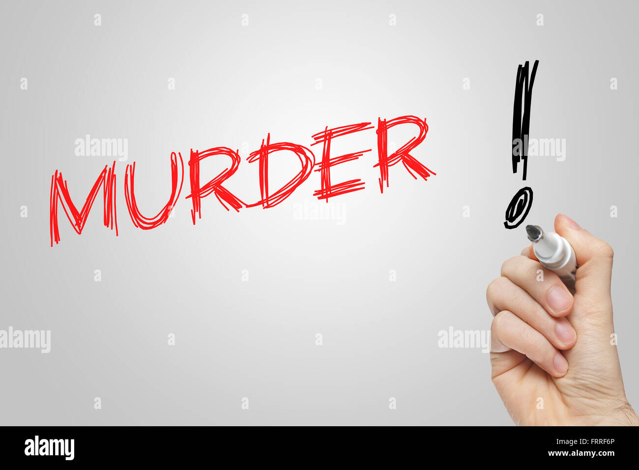 Murder death crime letters hi-res stock photography and images - Alamy