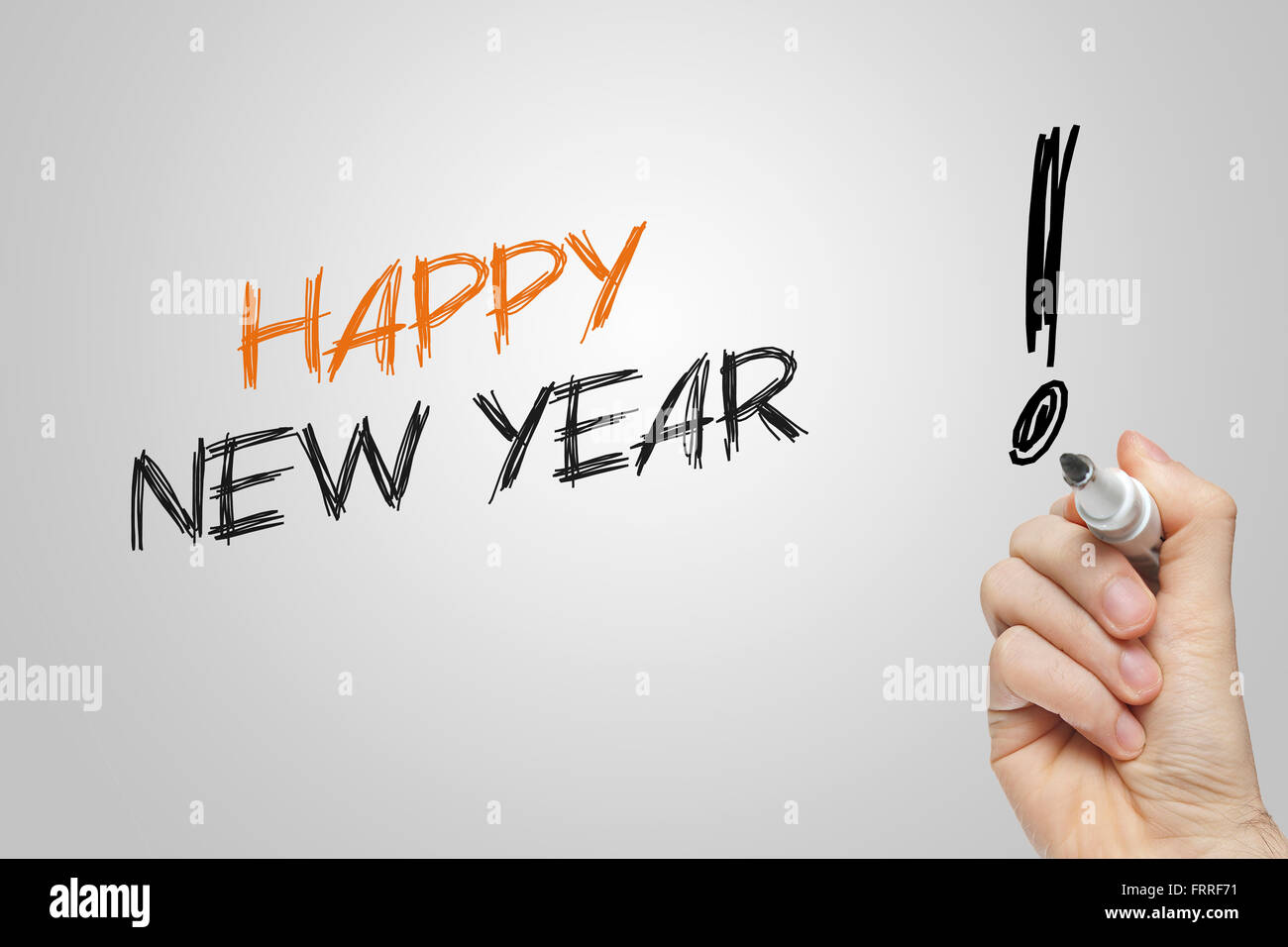 Hand writing sign new hi-res stock photography and images - Alamy