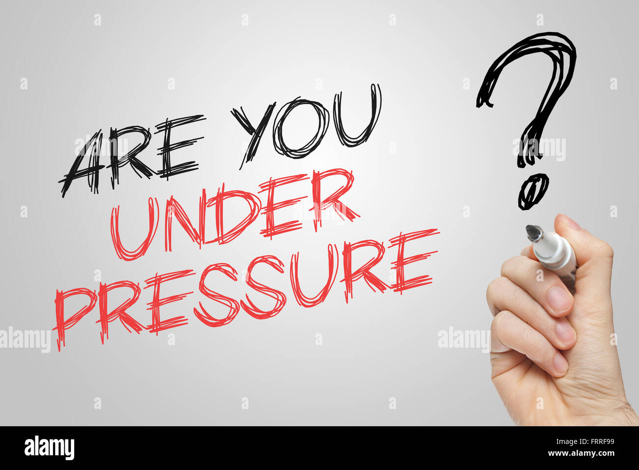 Pressure letters hi-res stock photography and images - Alamy