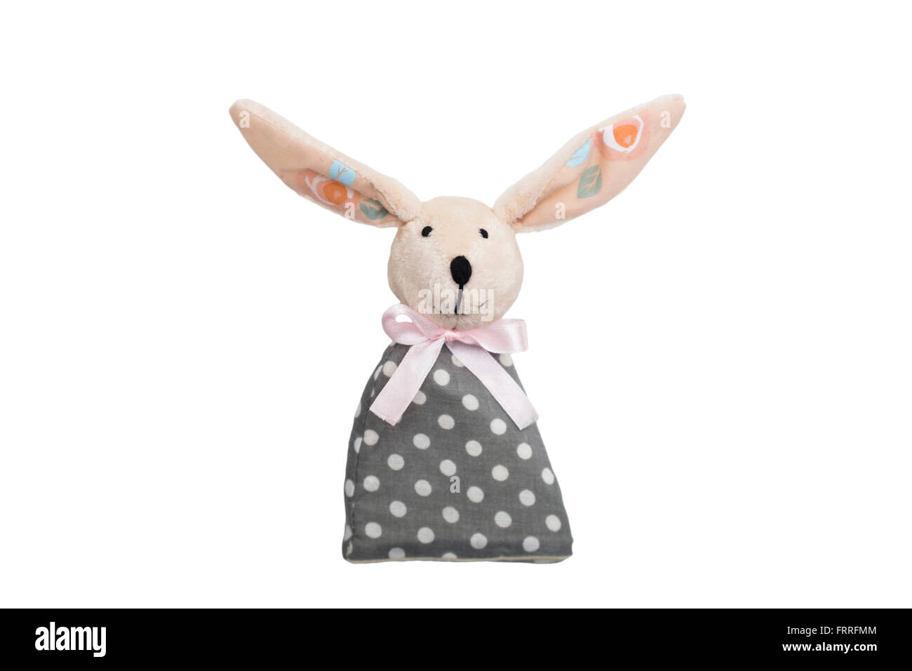 Cute toy bunny in Cut Out Stock Images & Pictures - Alamy