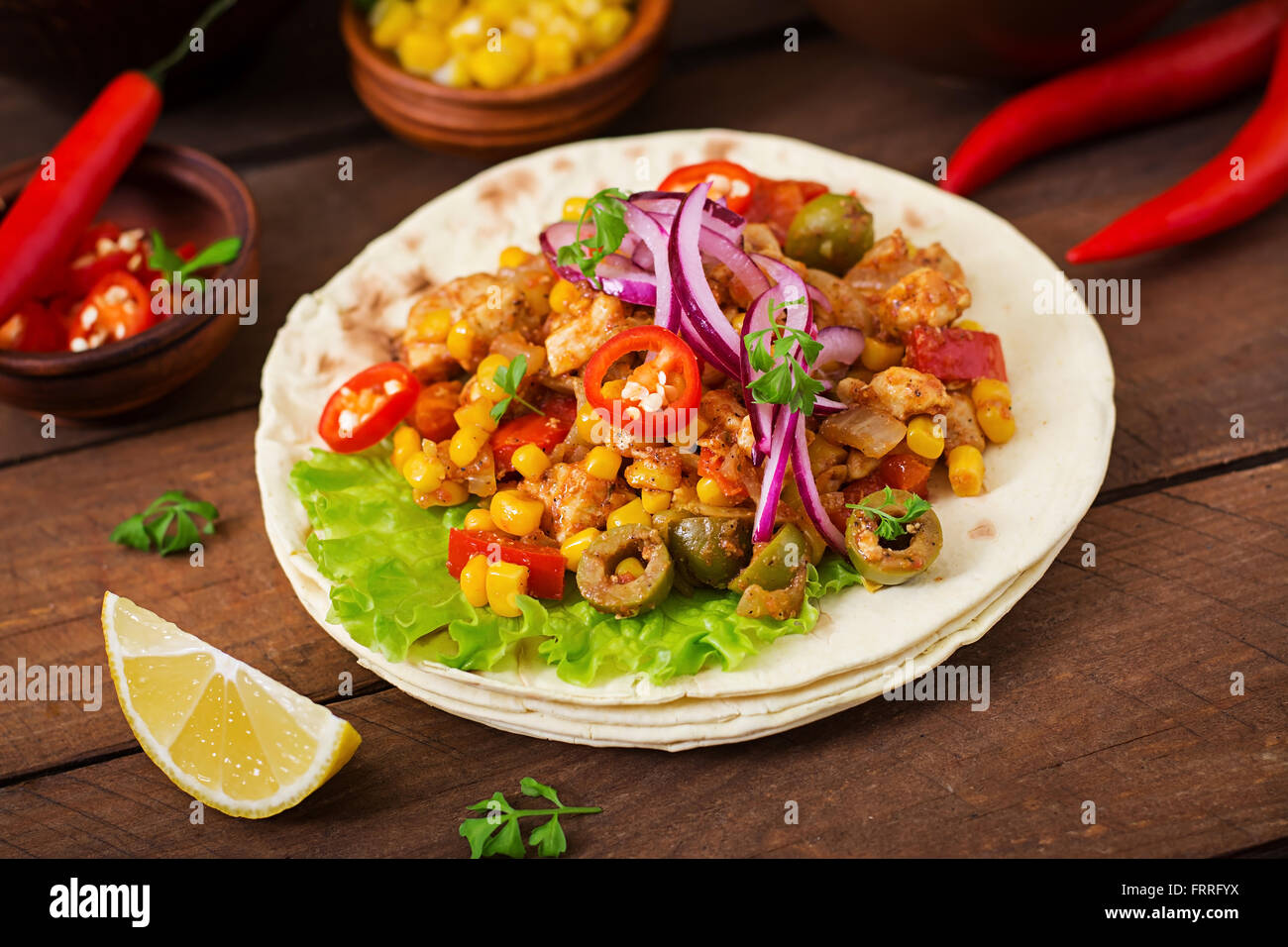 Olives tacos hi-res stock photography and images - Alamy