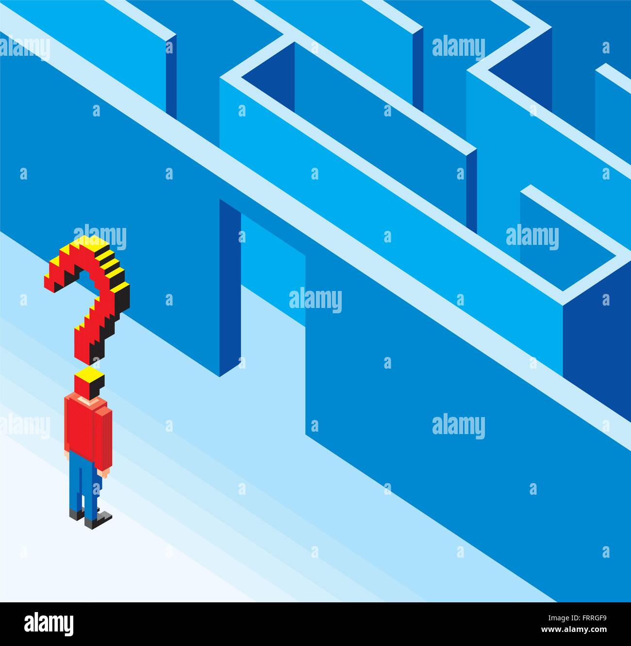 Confused standing Stock Vector Images - Alamy