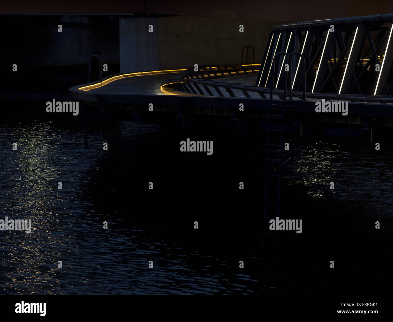 Jim Stynes Bridge Melbourne CBD Cityscape Victoria Stock Photo - Alamy