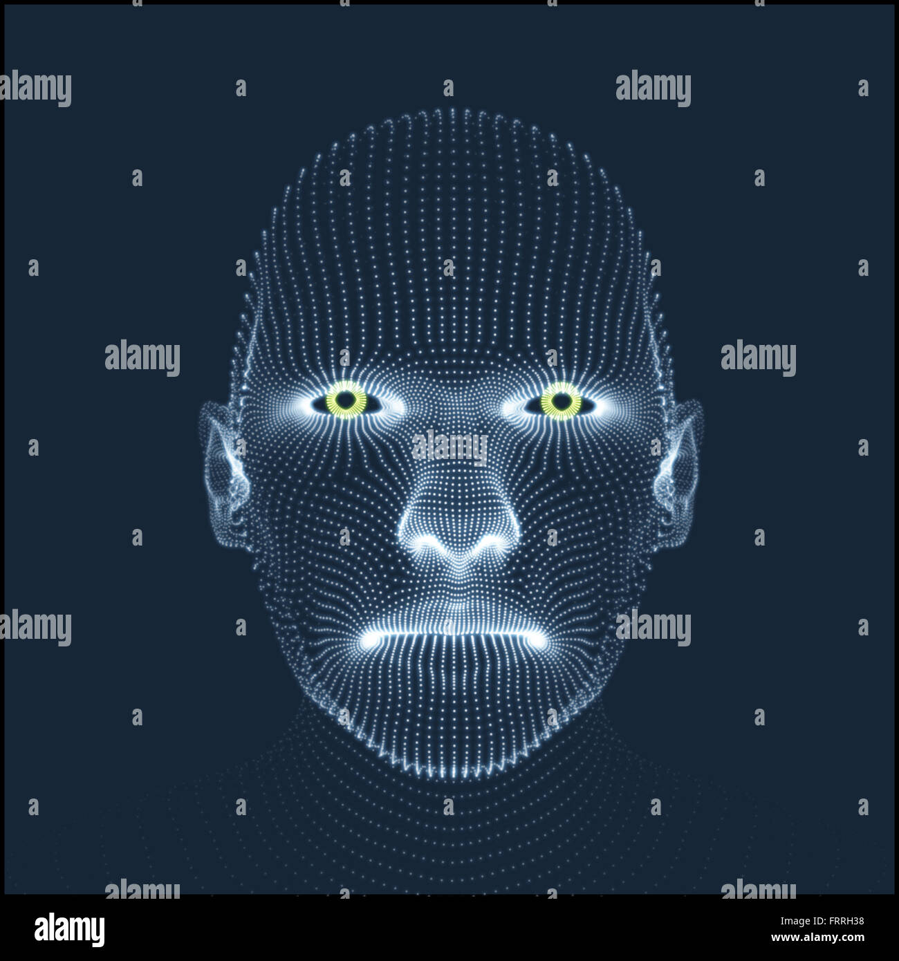 3d male model face hi-res stock photography and images - Alamy