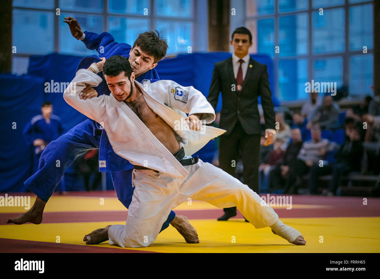 Judo final fight hi-res stock photography and images - Alamy