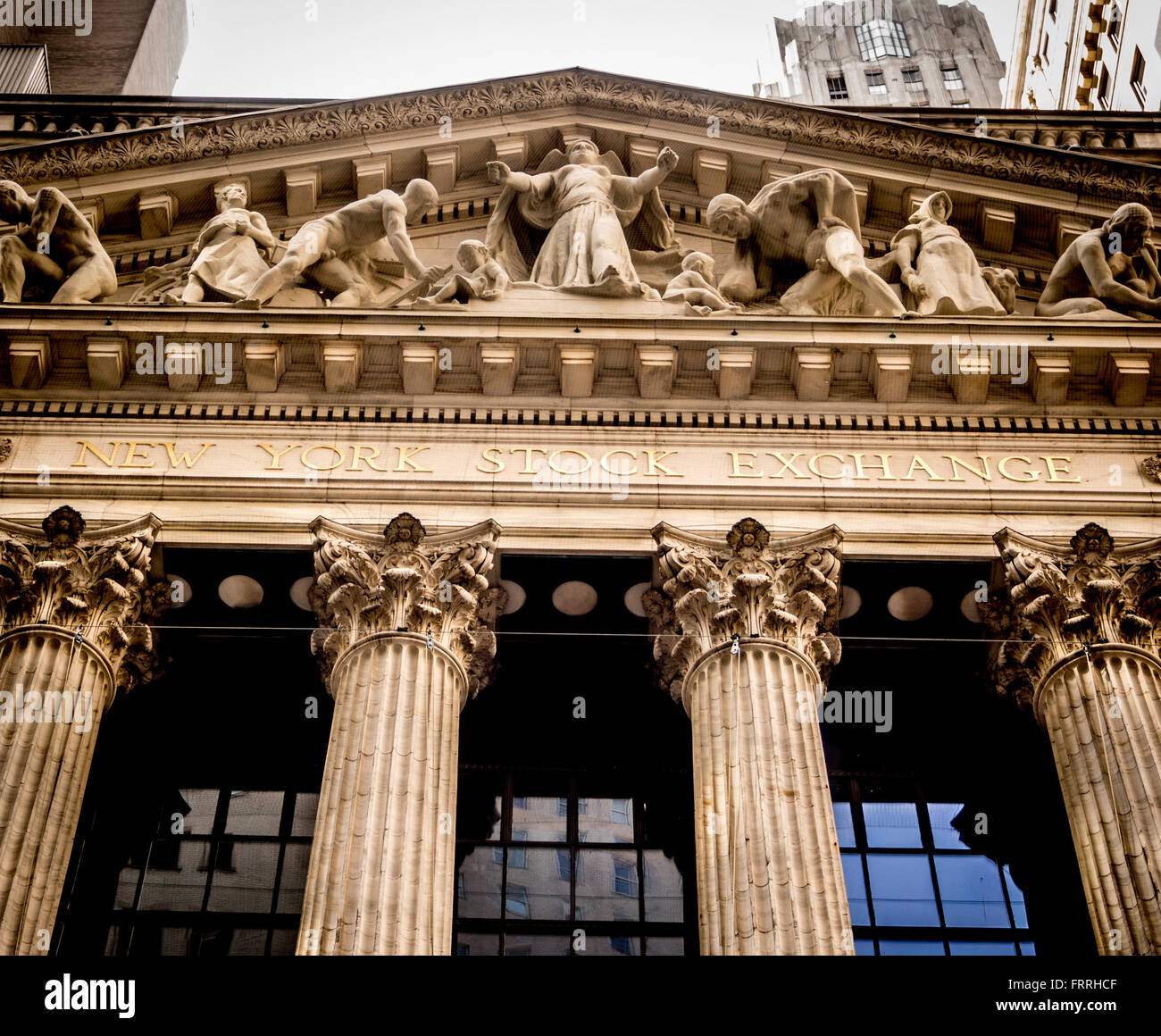 New York Stock Exchange, Wall Street, New York City, USA Stock Photo ...