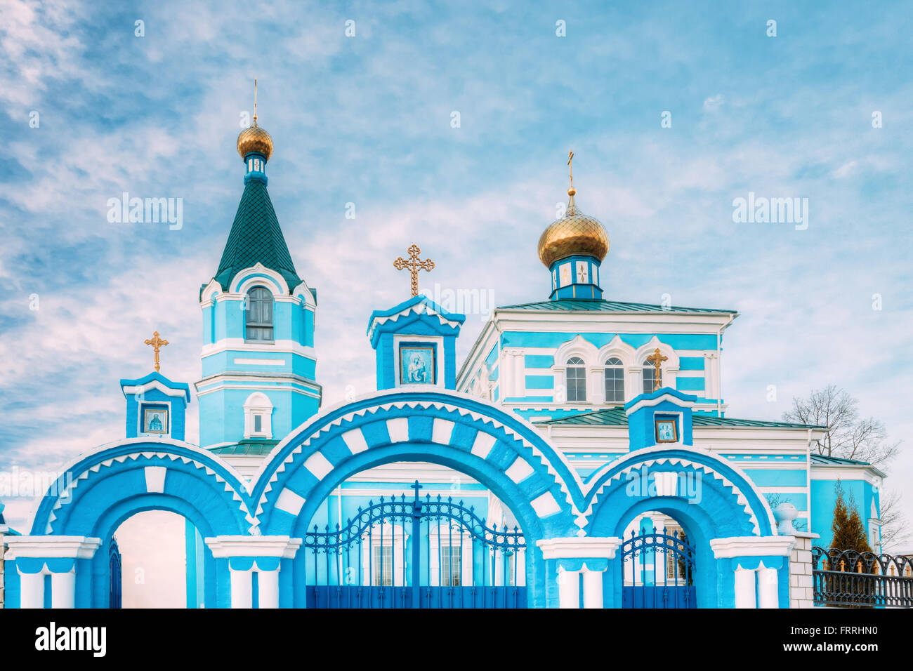 St. John the Korma convent church in Korma Village, Dobrush District ...