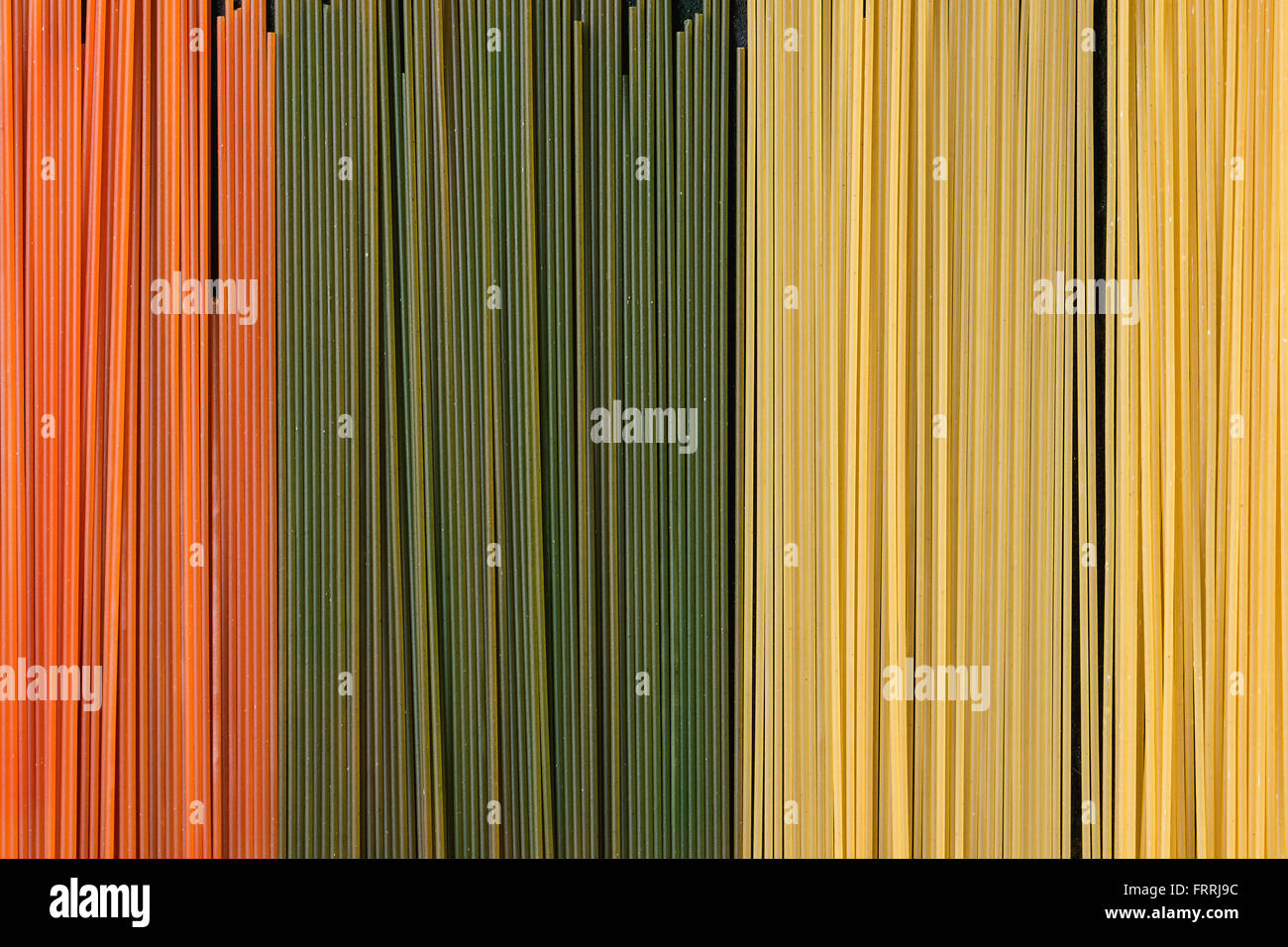 Dry colorful pasta spaghetti Stock Photo - Alamy