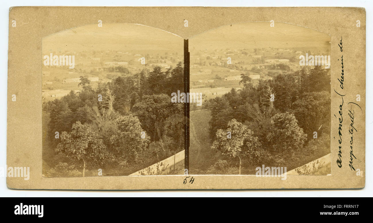 The photograph shows a view from the guide bank looking upstream ...