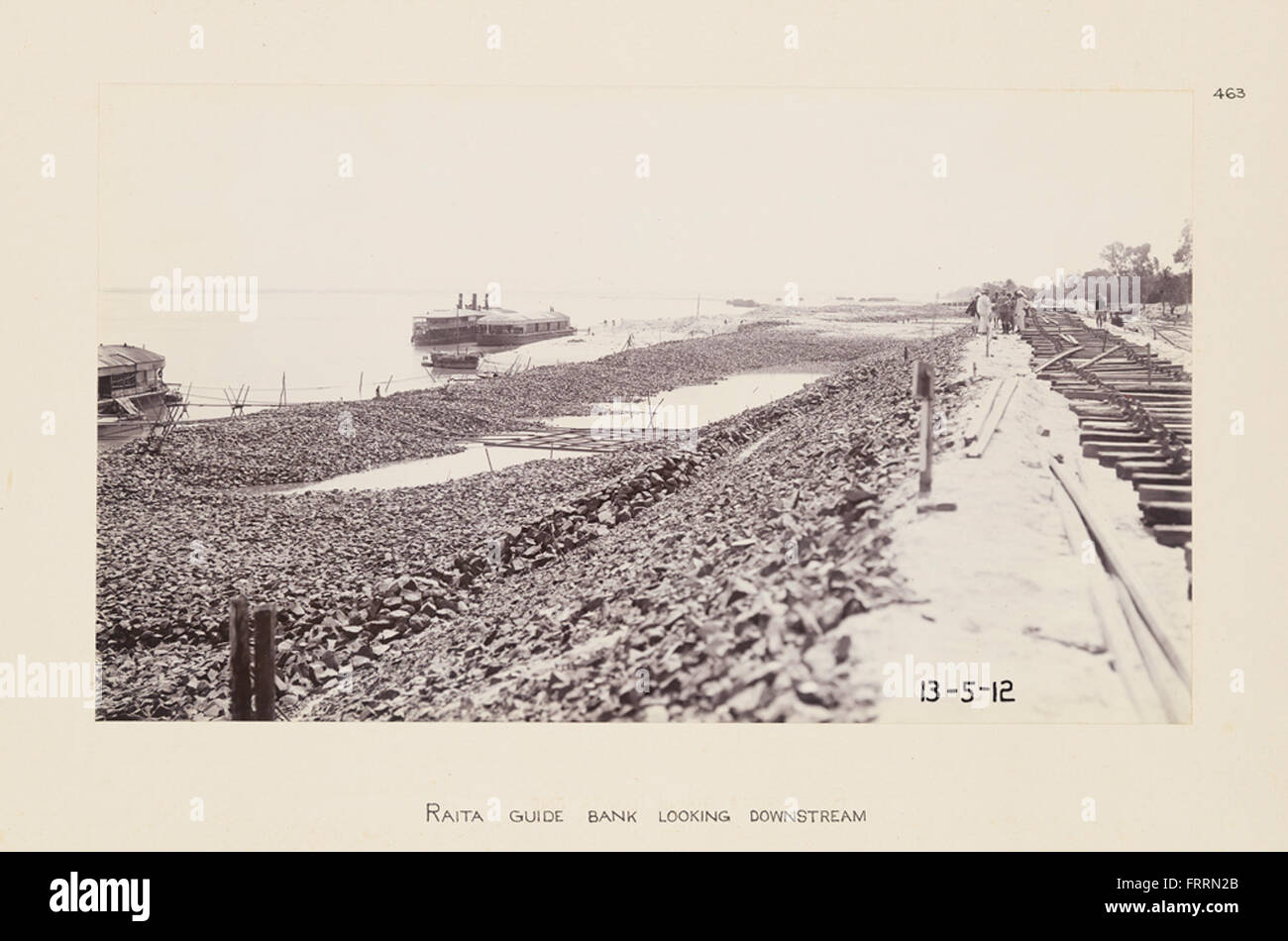 Raita Guide Bank Looking Downstream Stock Photo - Alamy