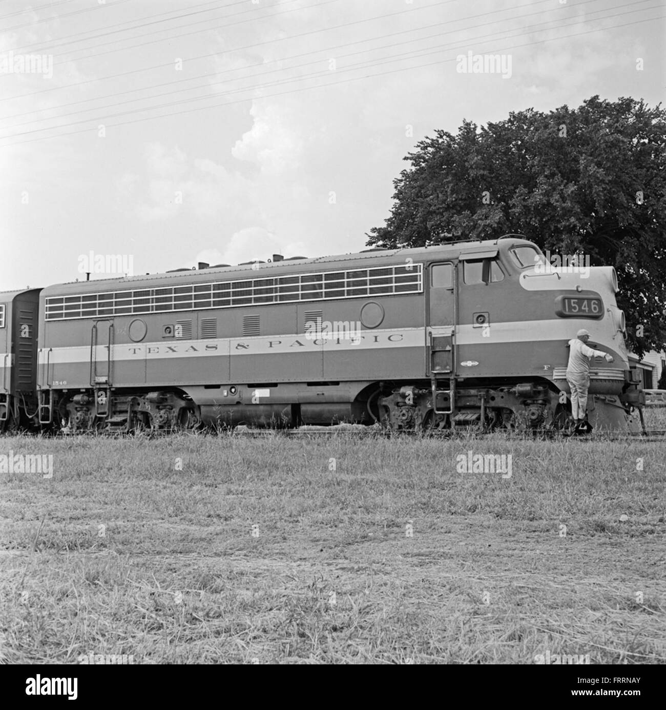 Diesel Electric Freight Locomotive No 1548] Railroads T&P diesel ...