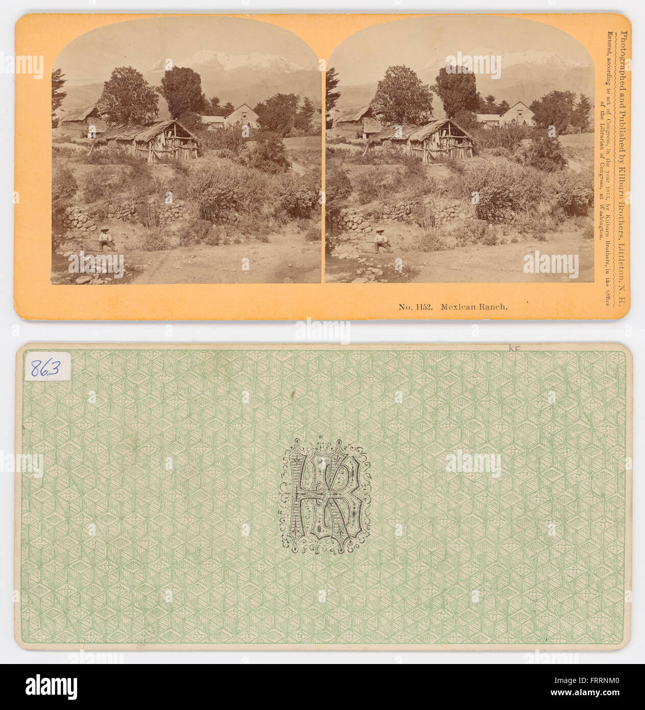 A photograph showcasing a traditional Mexican ranch, featuring the ...