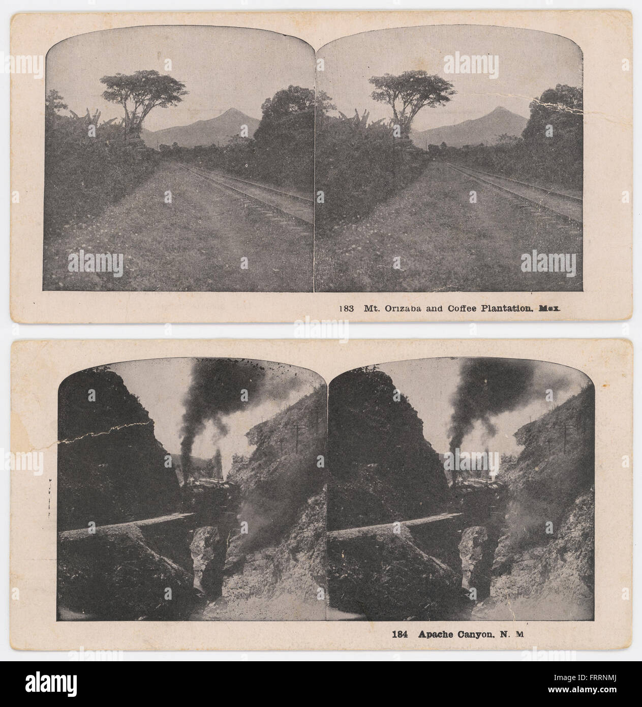 A view of Mount Orizaba, also known as Pico de Orizaba, with a coffee ...