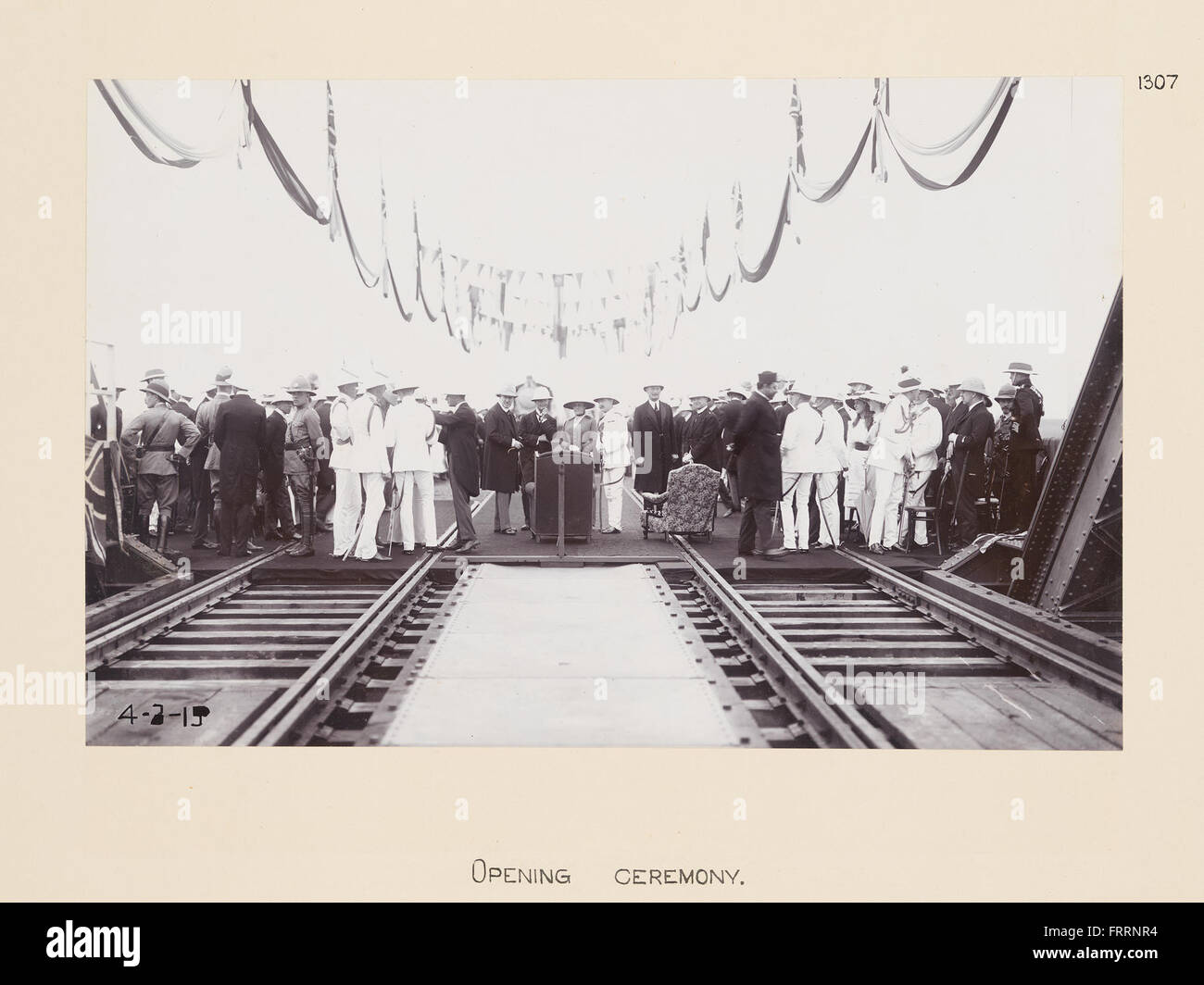 The opening ceremony led by Charles Hardinge, Baron Hardinge of ...