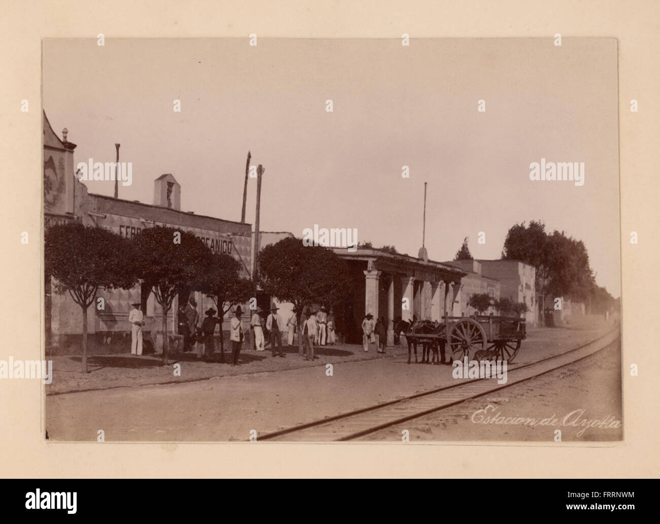The Ayotla Station of the Ferrocarril Interoceánico de México, a ...