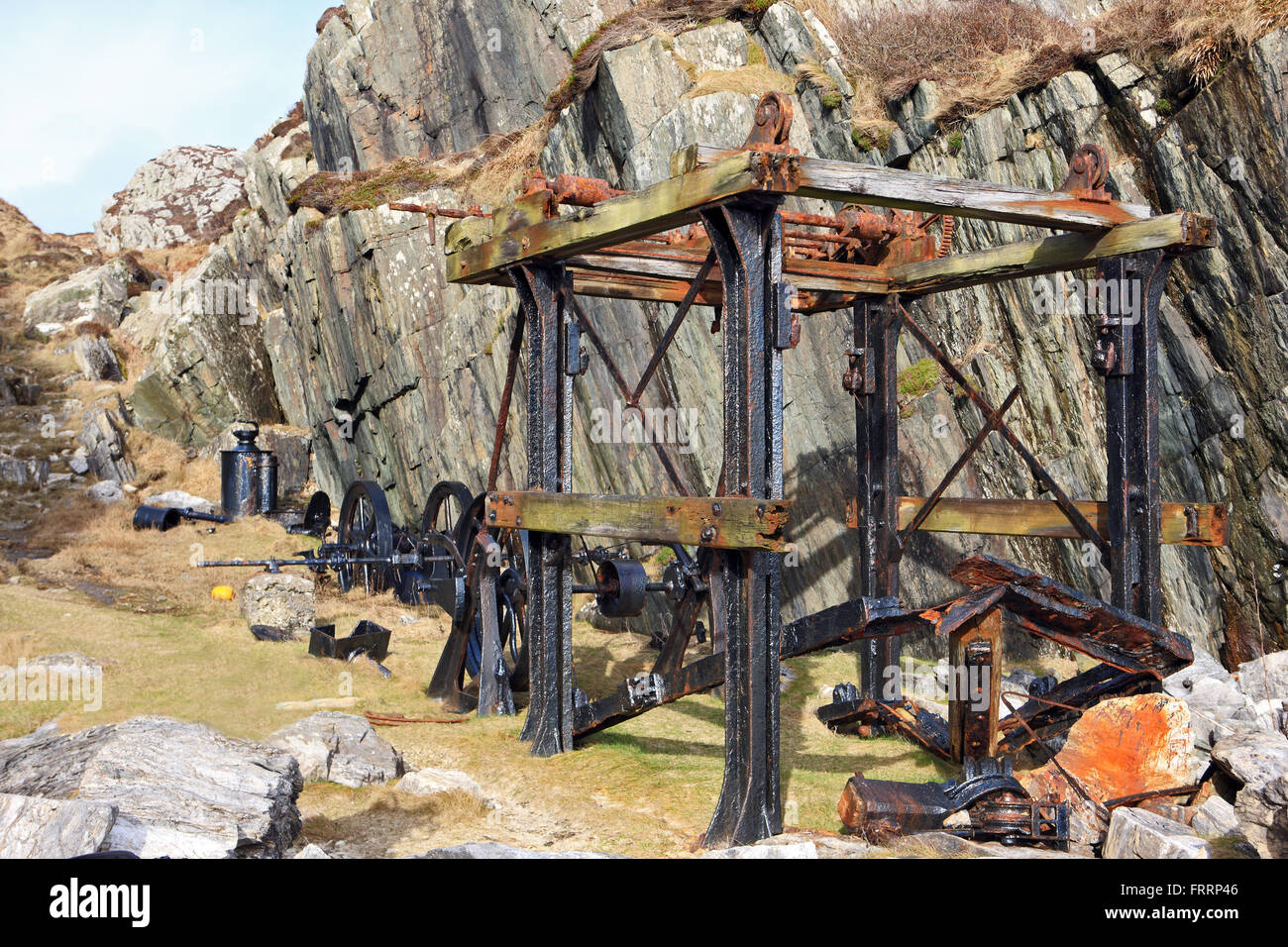 Derelict Marble Quarry on the Isle of Iona Stock Photo - Alamy