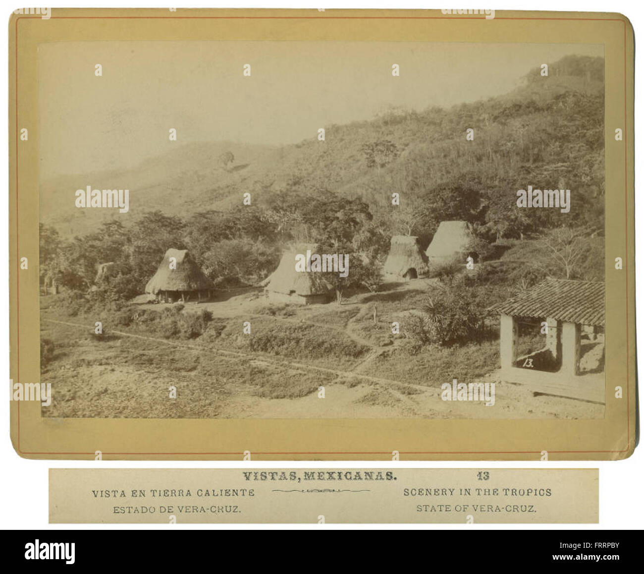The photograph shows a scenic view of Tierra Caliente, a region in ...