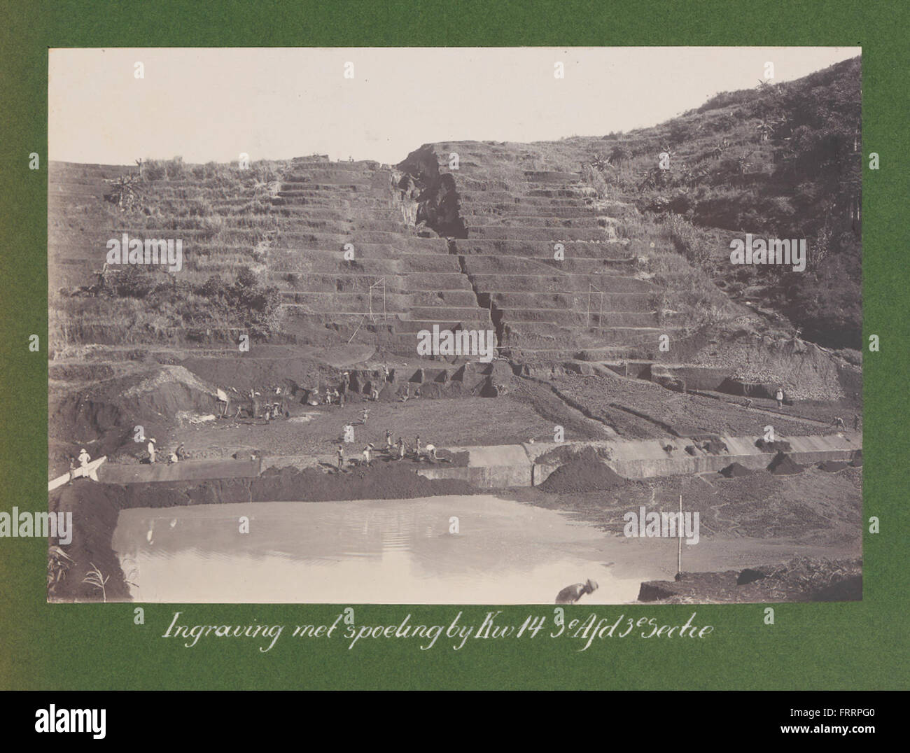 A photograph of an engraving with flushing at Kw 14 3rd Division, 3rd ...