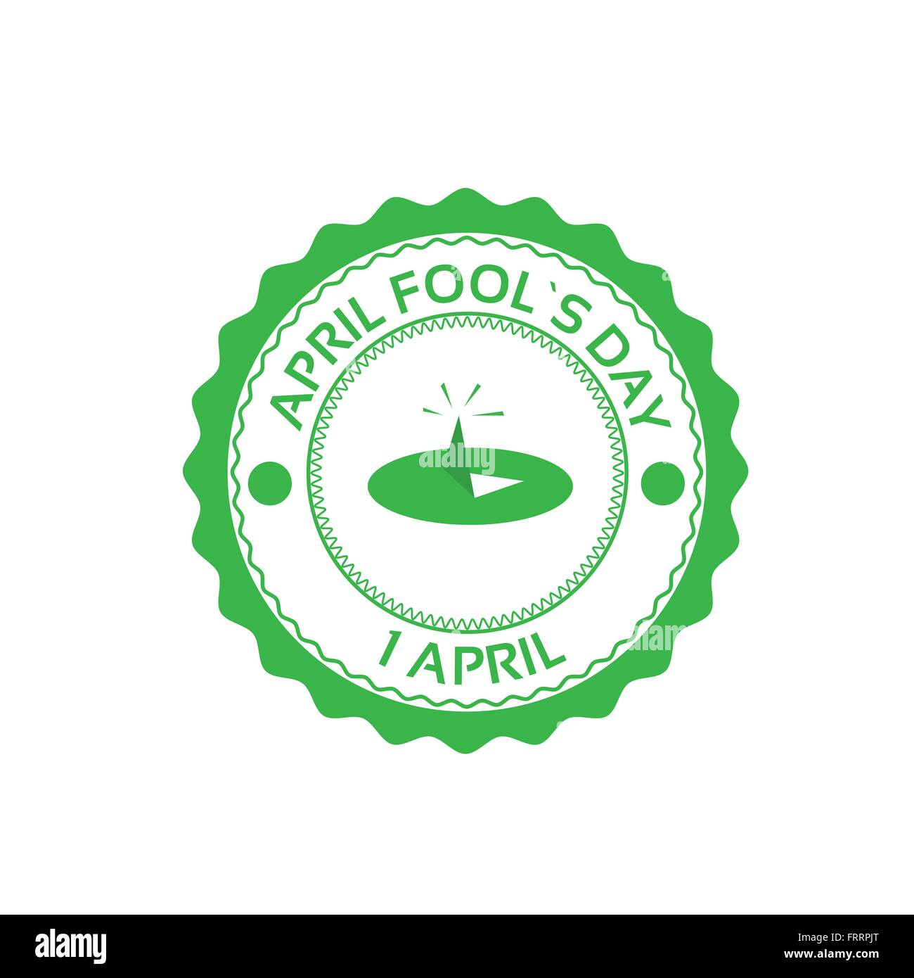 Drawing Pin First April Fool Day Happy Holiday Stock Vector Image & Art ...
