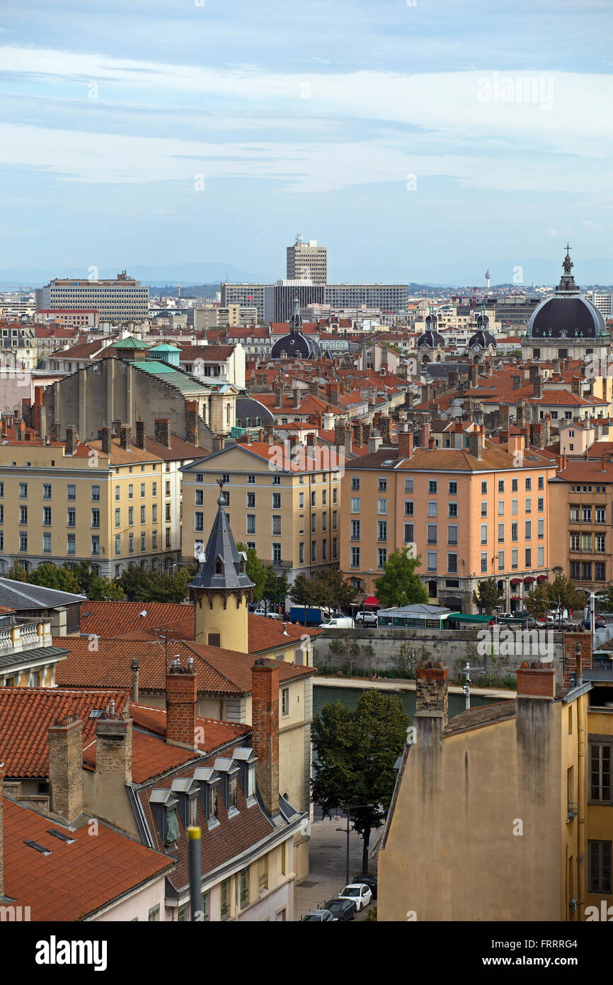 City view of Lyon Stock Photo - Alamy
