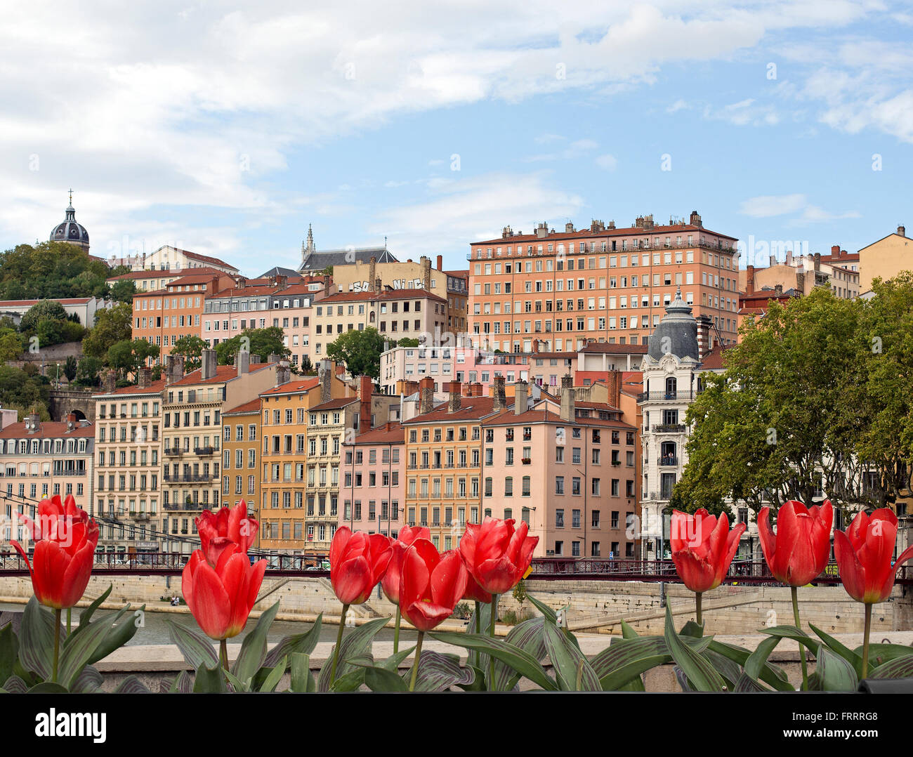 City view of Lyon Stock Photo - Alamy