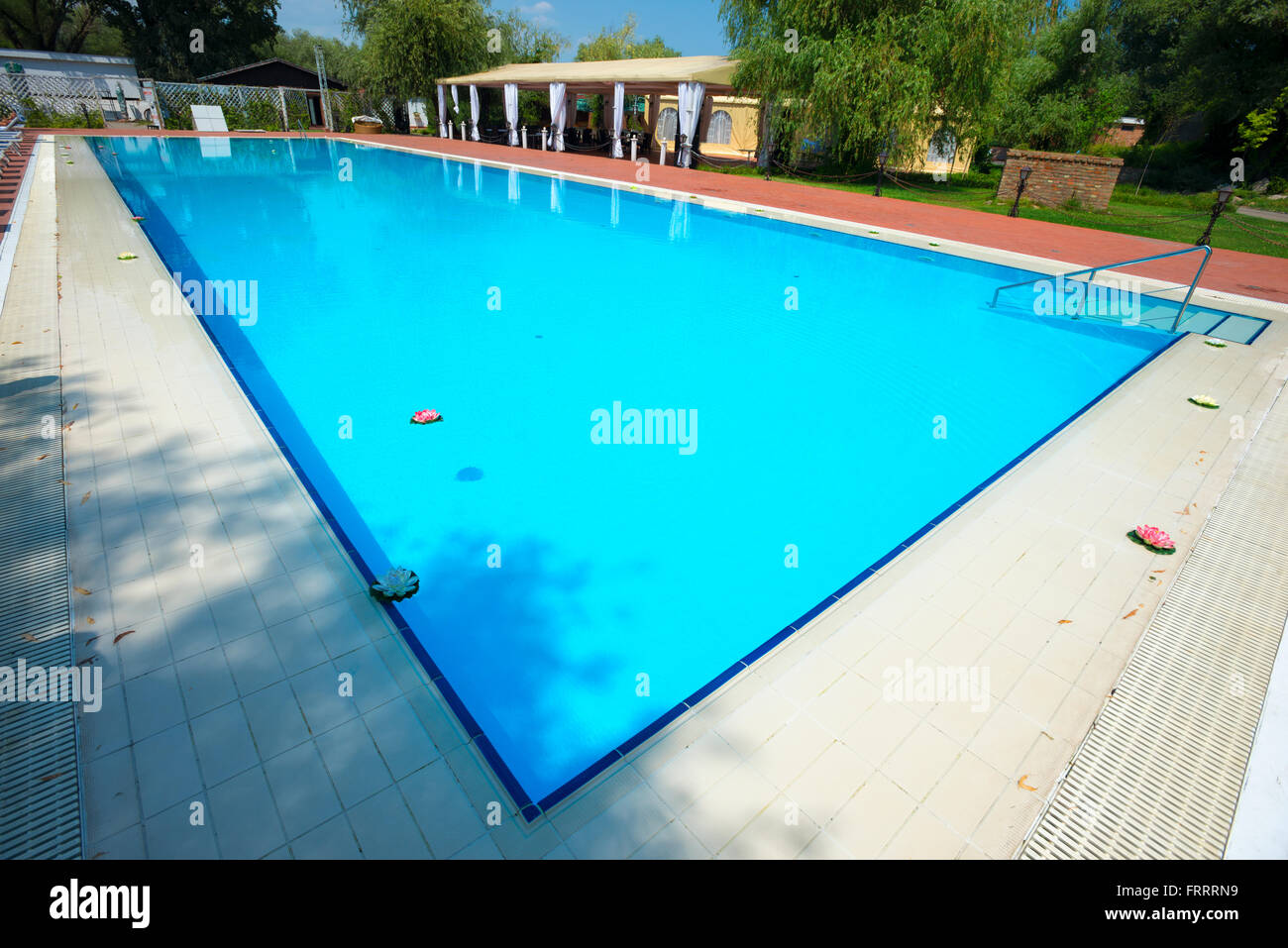 Swimming pool | Blue spa swimming pool Stock Photo - Alamy