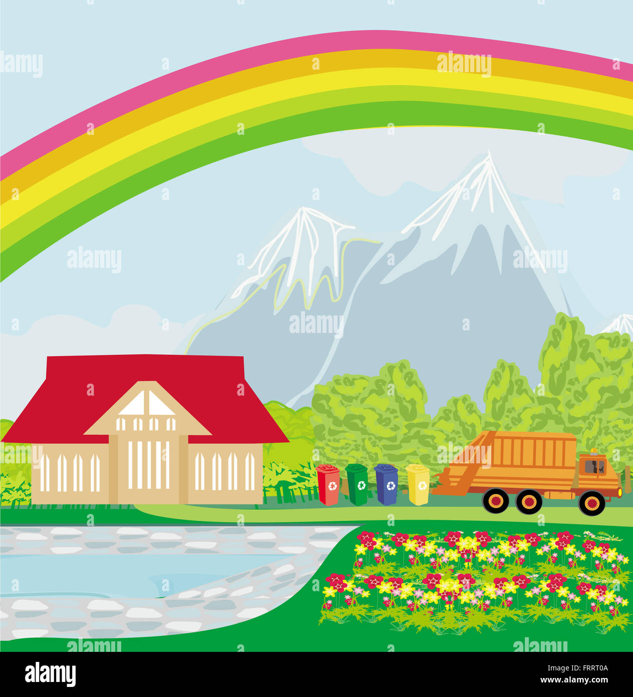 Segregation garbage truck hi-res stock photography and images - Alamy