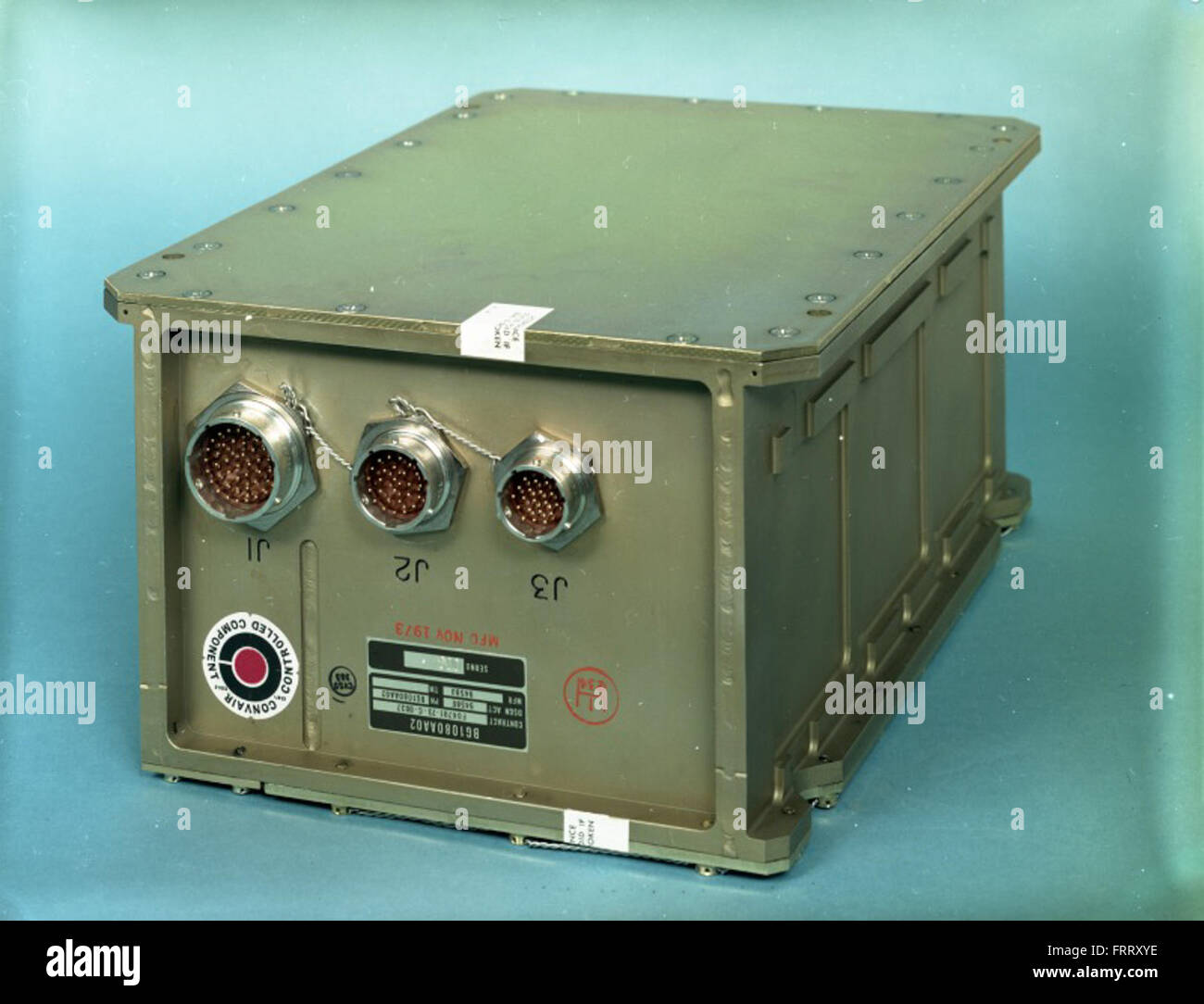 This image from the Atlas Negative Collection shows an early test of ...