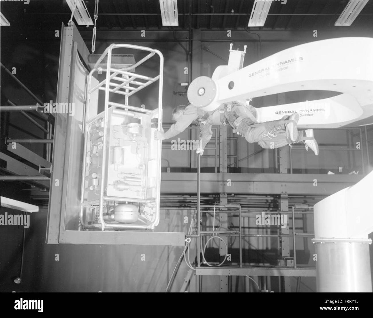 This image from the Atlas Negative Collection depicts an early missile ...