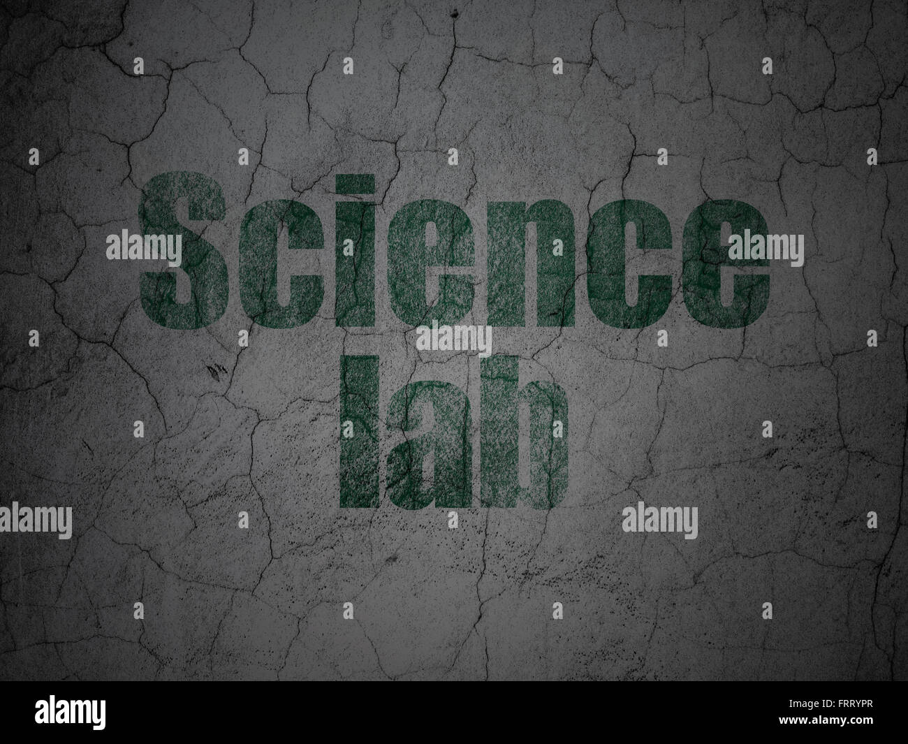 Science concept: Science Lab on grunge wall background Stock Photo - Alamy