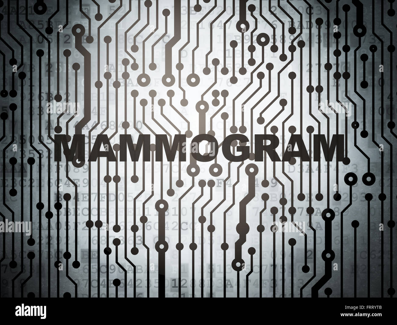 Health concept: circuit board with Mammogram Stock Photo - Alamy
