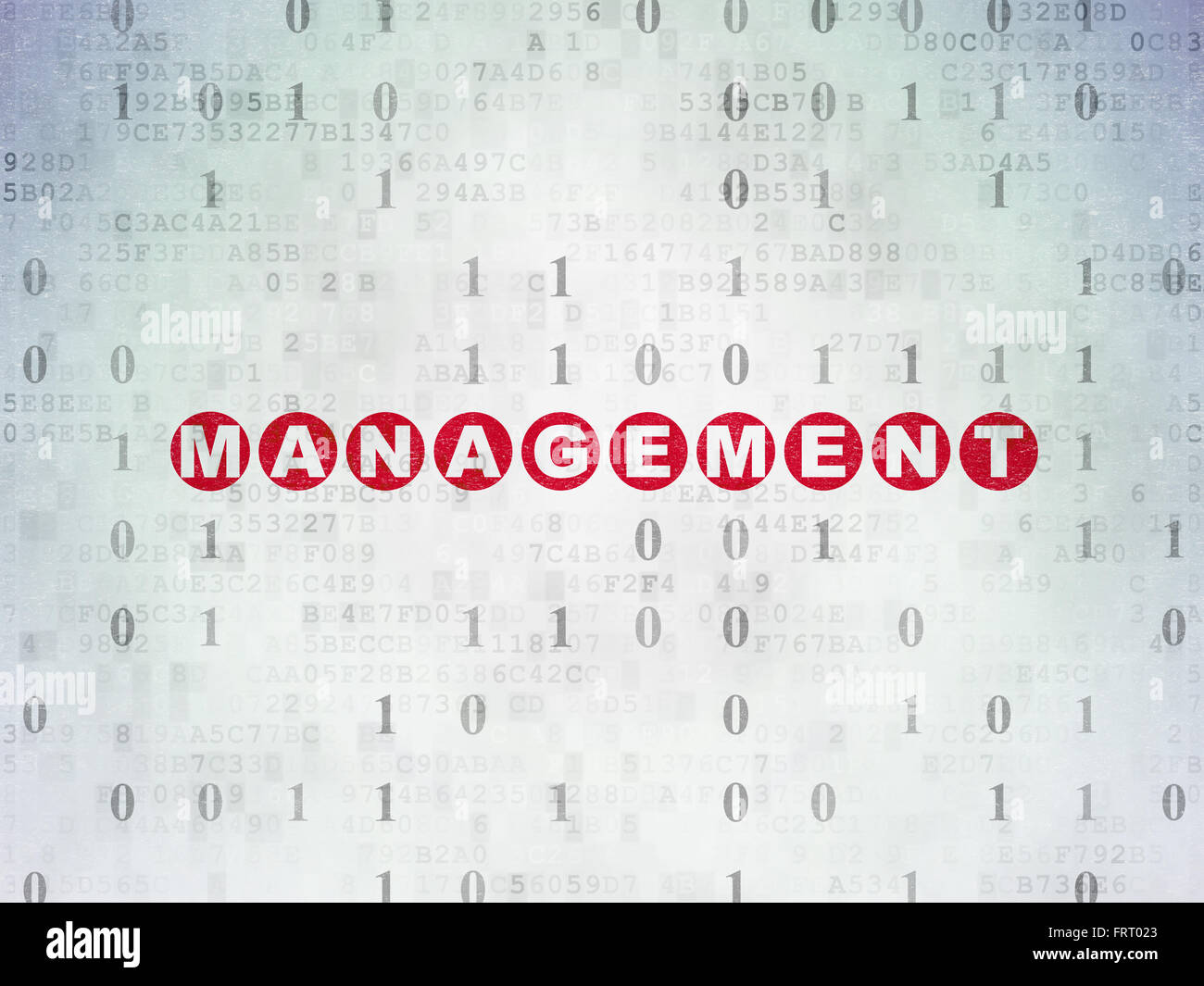 Finance concept: Management on Digital Paper background Stock Photo - Alamy