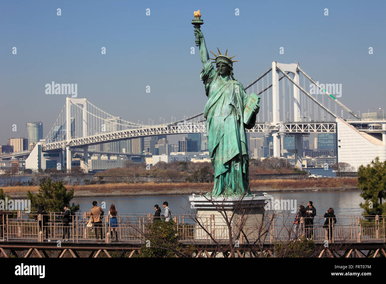 Statue by liberty bridge hi-res stock photography and images - Alamy