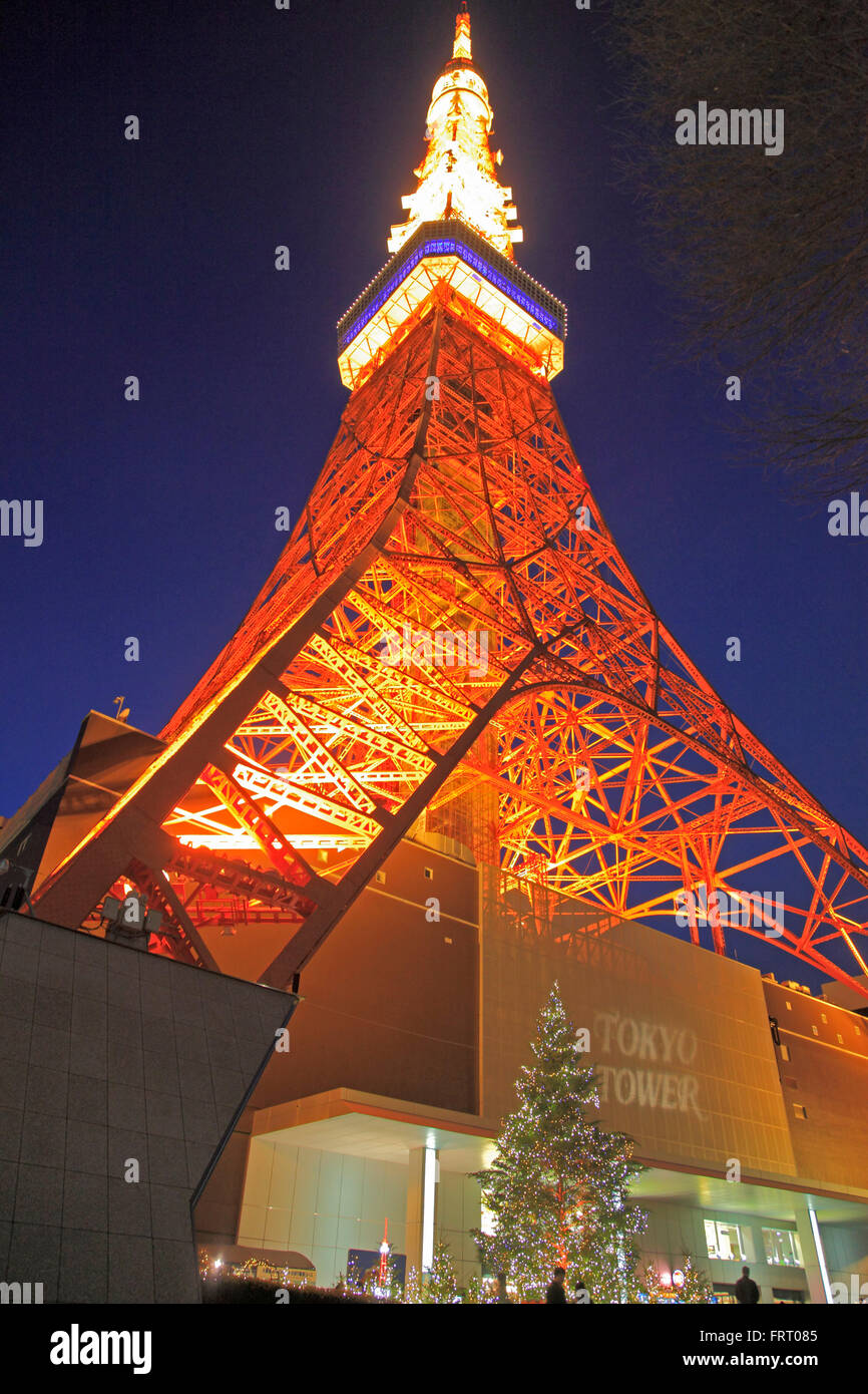 Japan, Tokyo, Tokyo Tower Stock Photo - Alamy