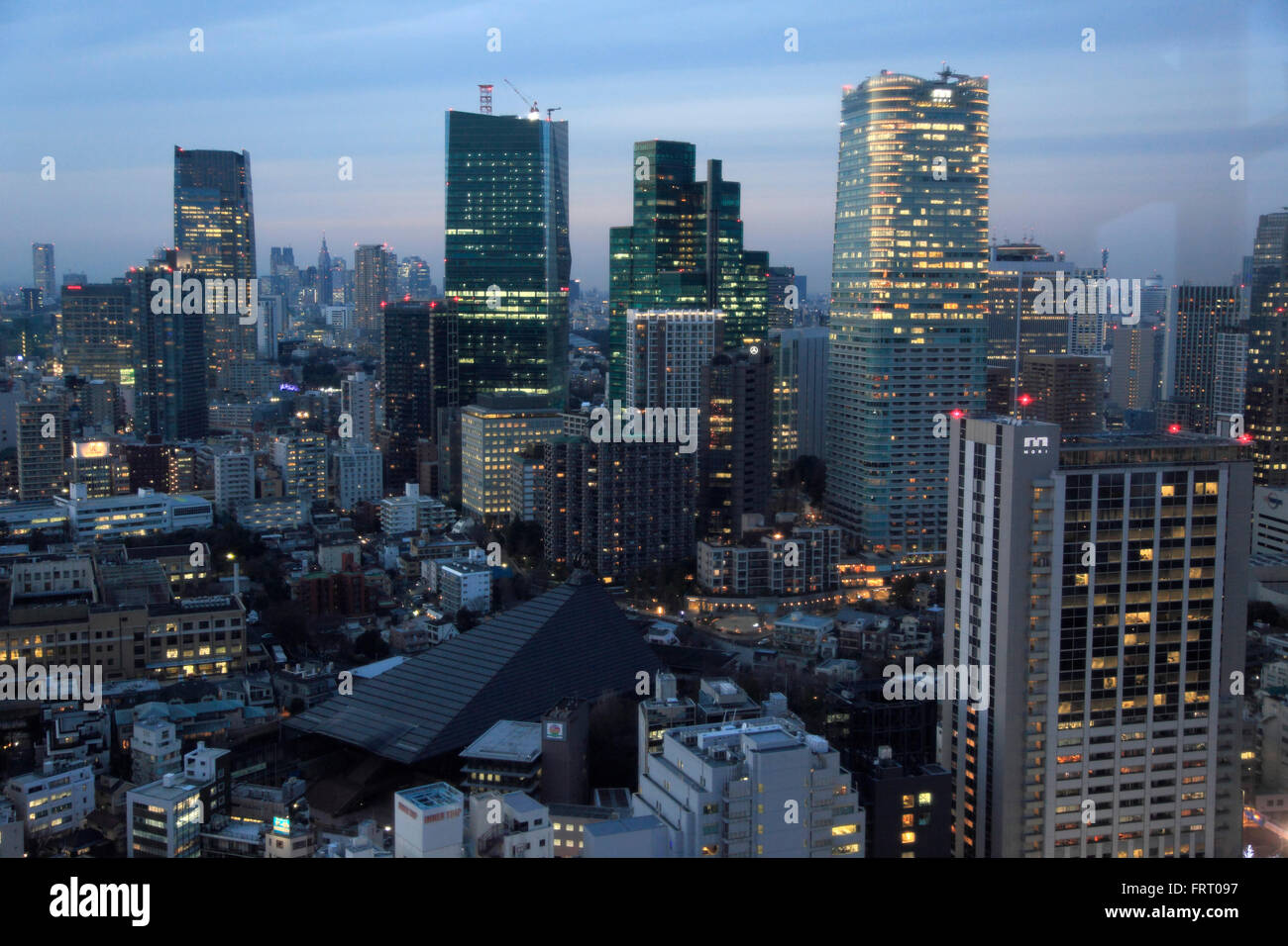 Japan, Tokyo, skyline, skyscrapers, aerial view Stock Photo - Alamy