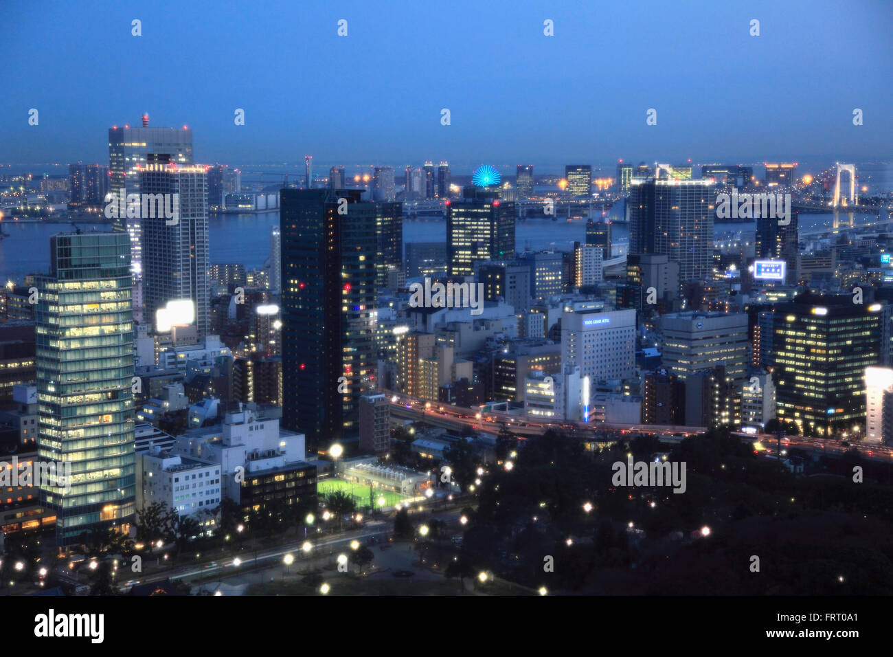 Japan, Tokyo, harbour, skyline Stock Photo - Alamy