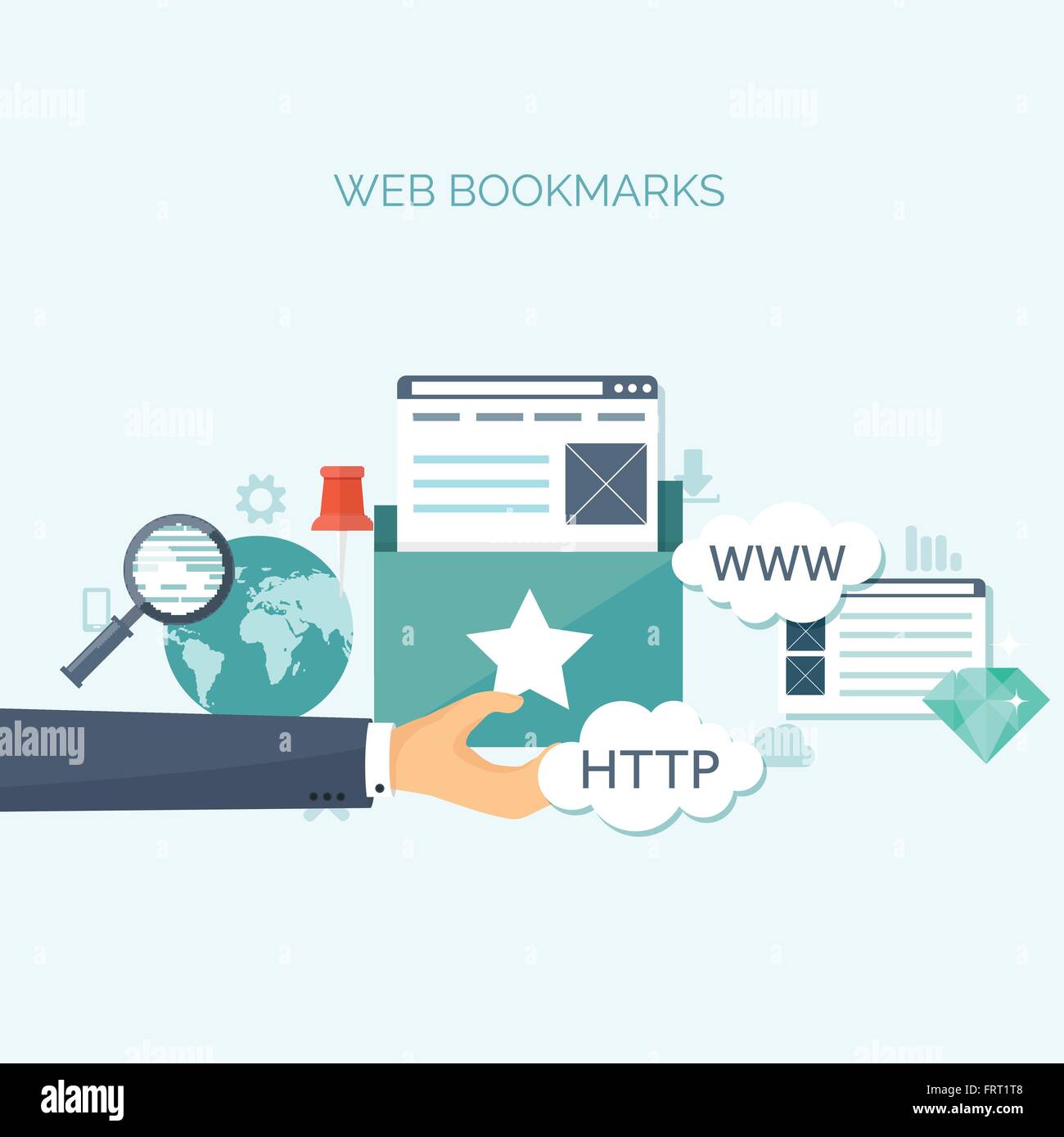 Vector Illustration Coding Programming Web Searc Seo Development