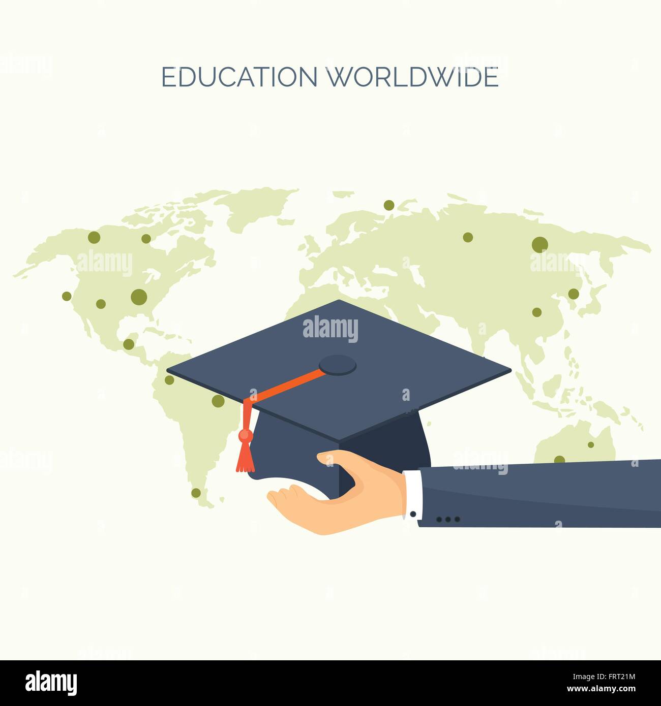Vector illustration. Flat backgrounds set. Distance education,learning ...
