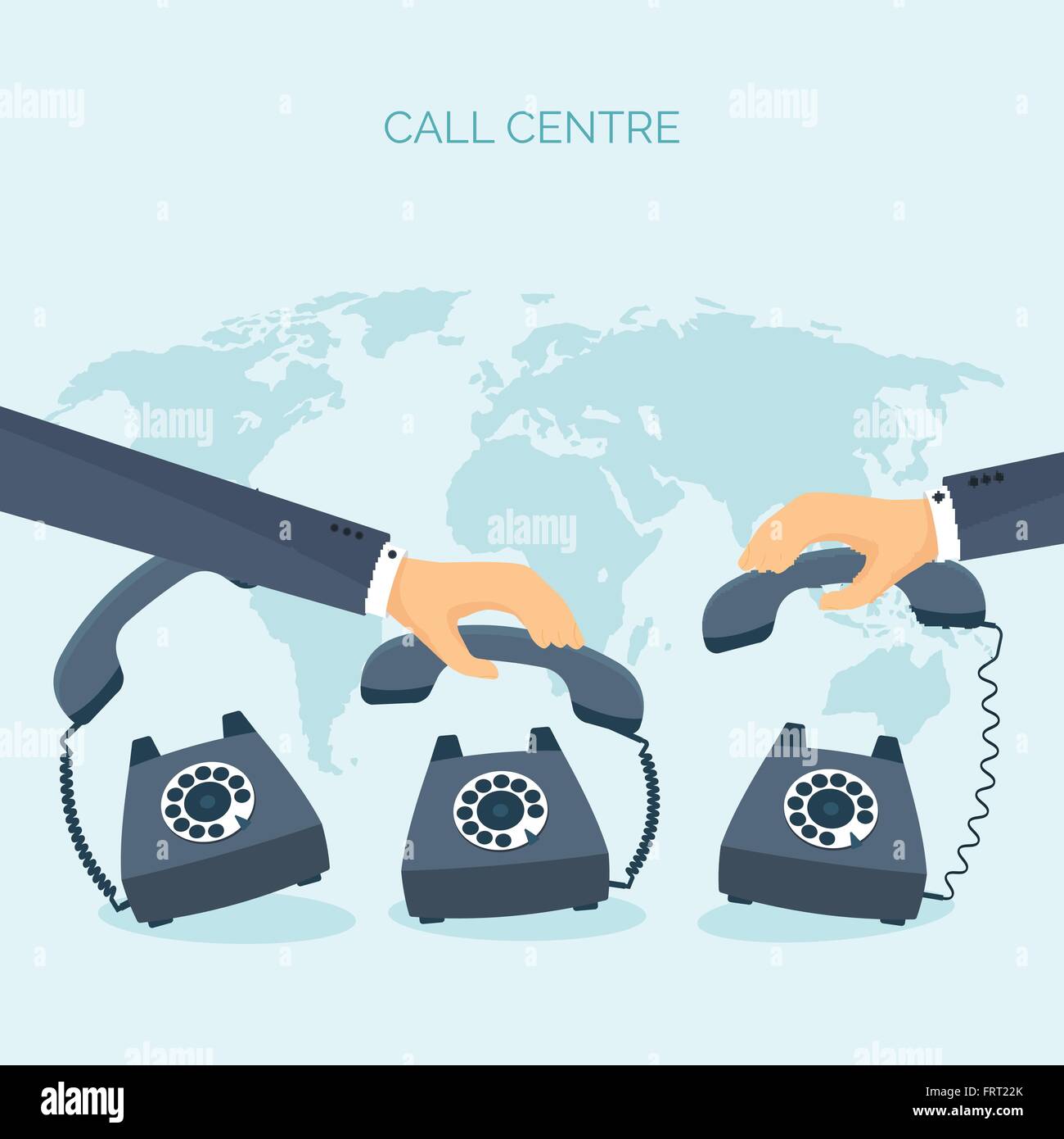 Vector illustration. Flat communication background. Social network ...