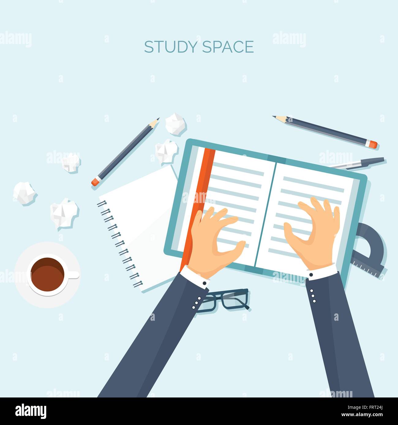 Vector illustration. Flat backgrounds set. Distance education,learning ...