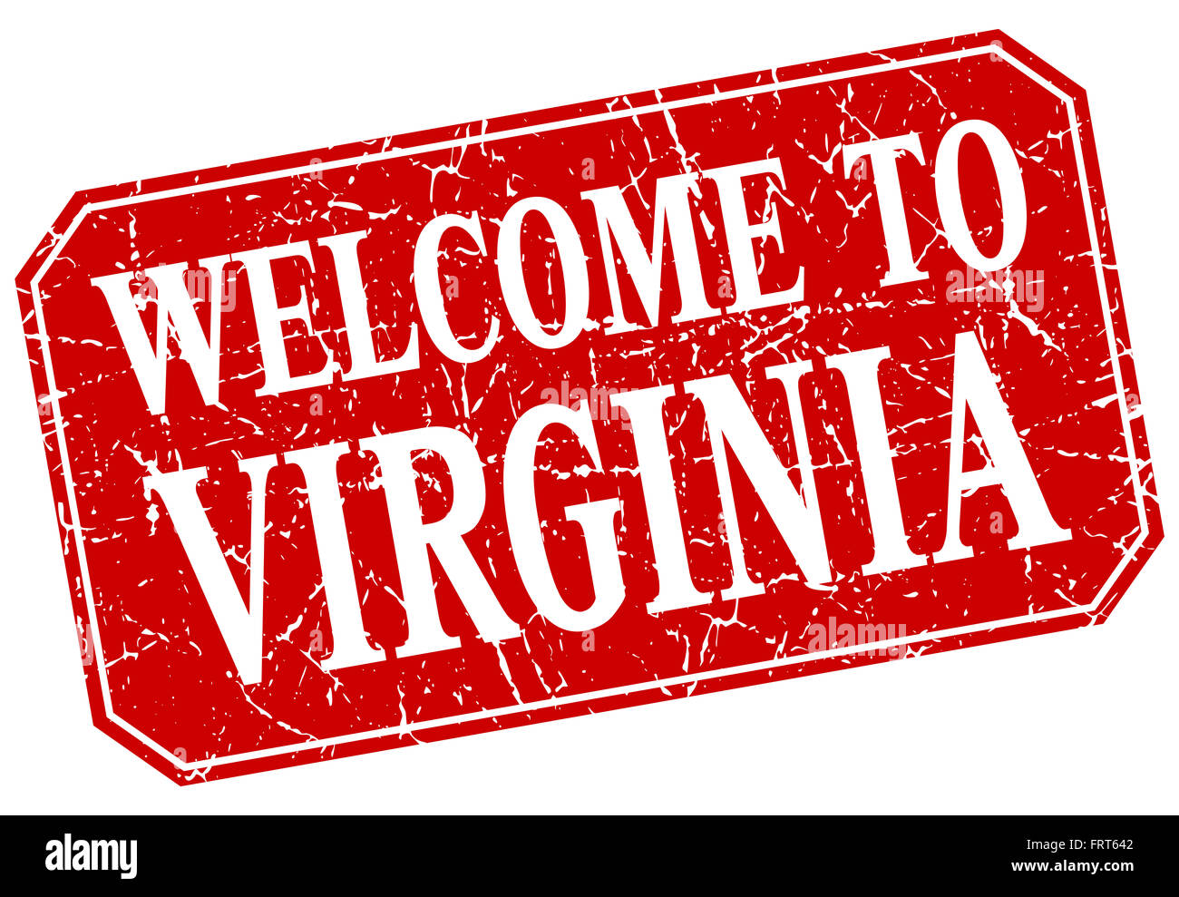 Virginia sign welcome red hi-res stock photography and images - Alamy