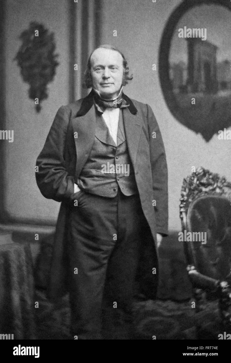 Louis Agassiz, renowned Swiss-American geologist, zoologist ...