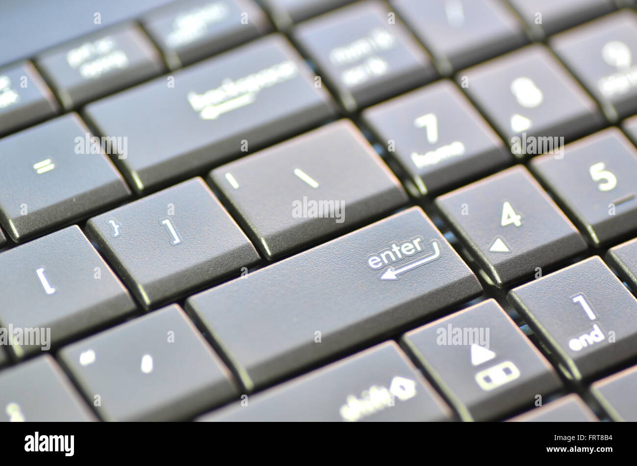 closeup of laptop keyboard Stock Photo - Alamy