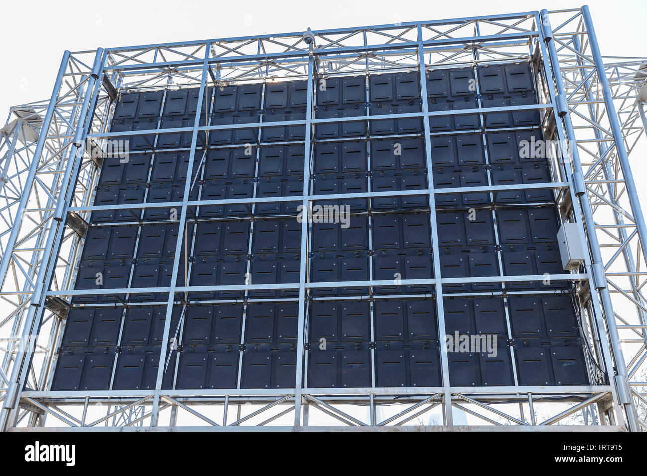 The rear panel LED monitors Stock Photo - Alamy