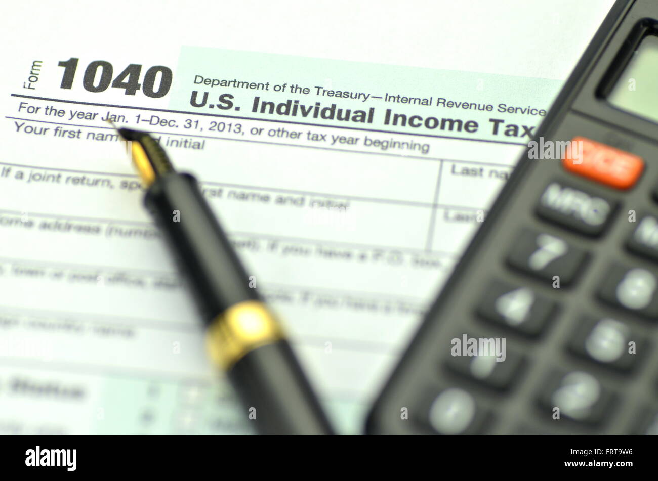 Us tax forms hi-res stock photography and images - Alamy