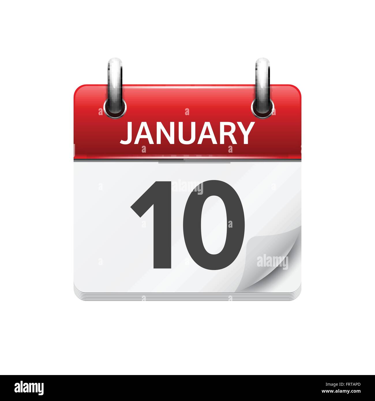 10 january calendar hi-res stock photography and images - Alamy